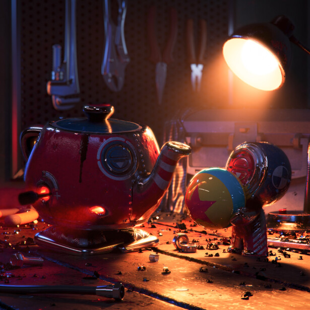 Walking Teapot - CGSector